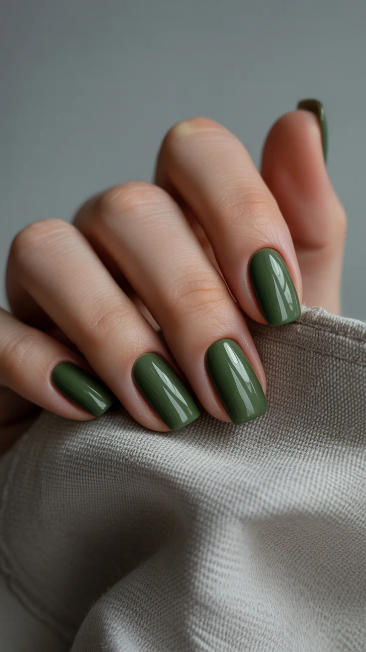 🌿 16 Green Autumn Nails That Show Off Trendy Nails for the Season 🍂