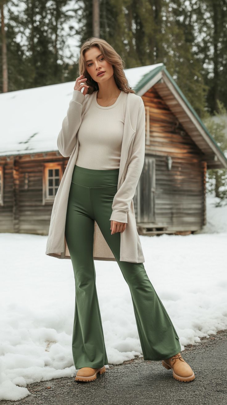 ️ 16 Leggings Outfit Winter Ideas That Look Chic and Feel Cozy 🖤