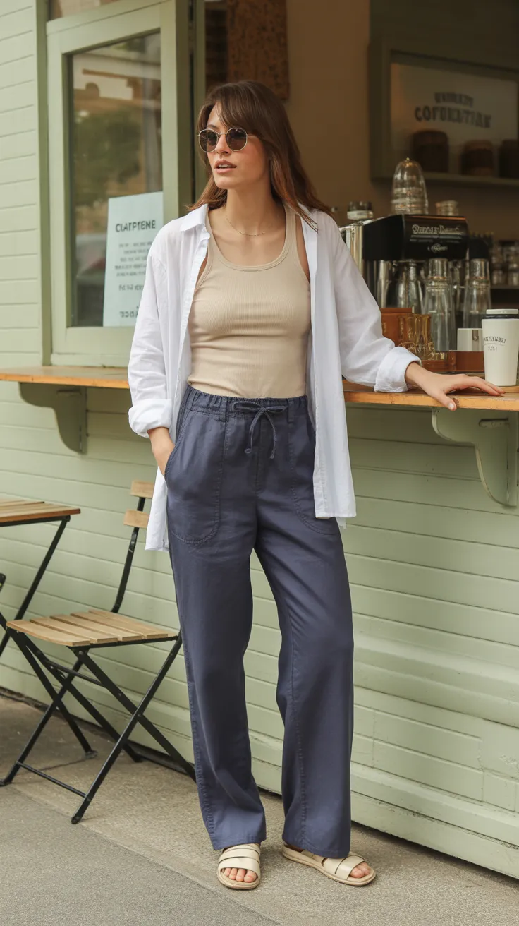 17 Linen Pants Outfit Combos Styled for a Soft Casual Look