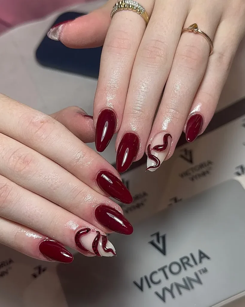 19 Cherry Red Nails That Highlight Bold Color Nails Charm