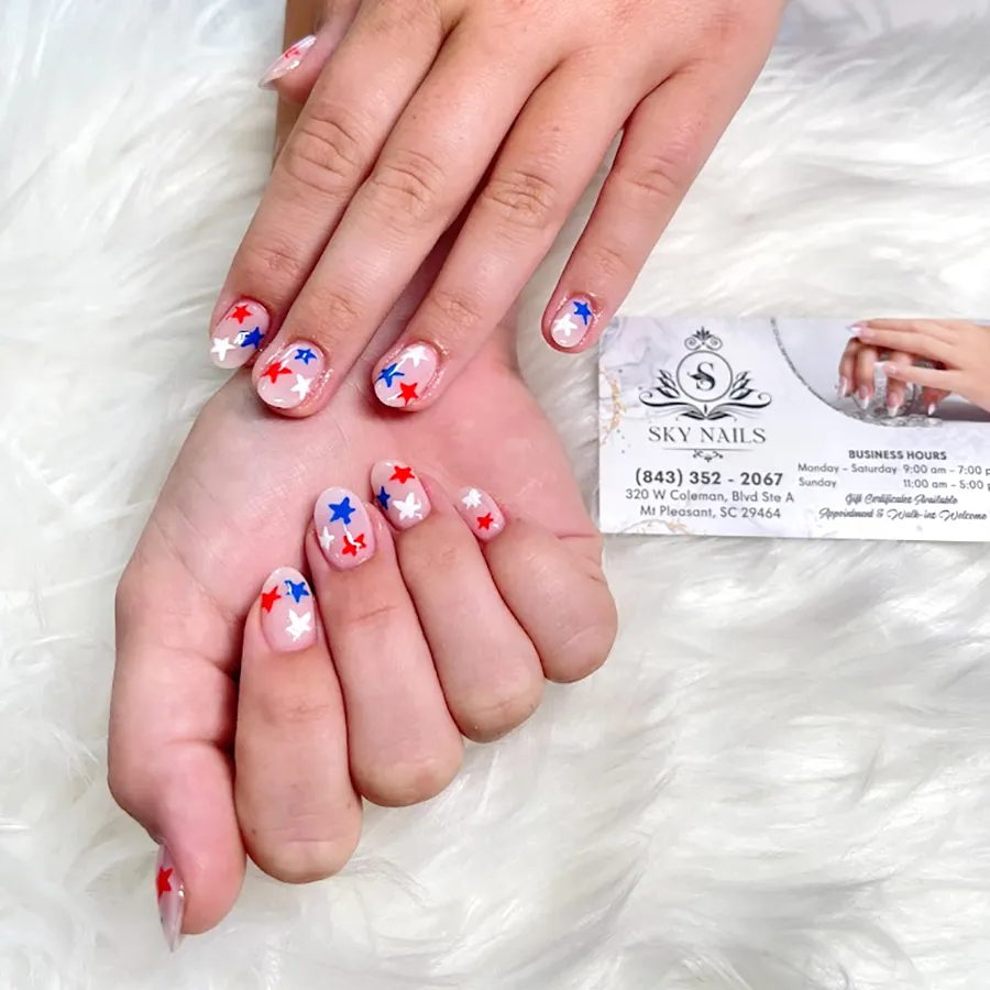 ️🤍💙 18 Fourth of July Nails Simple Styles for Girls Who Love Clean Beauty